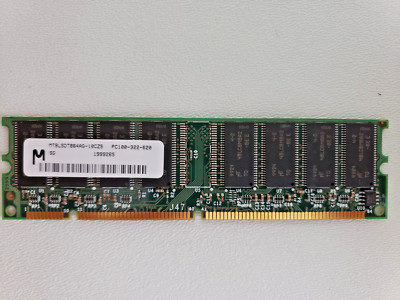 Micron 64MB 100MHz PC100 Non-ECC Unbuffered CL2 168-Pin UDIMM ...
