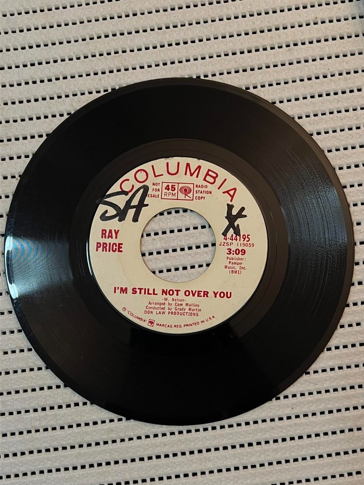 RAY PRICE - I'm still not over you/Crazy vg+ 45rpm R1-138 | eBay