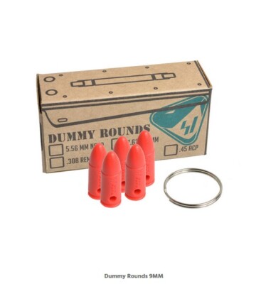 Strike Industries SI-DR-9mm Dummy Rounds / Snap-Caps Polymer, 9mm - 5 ...