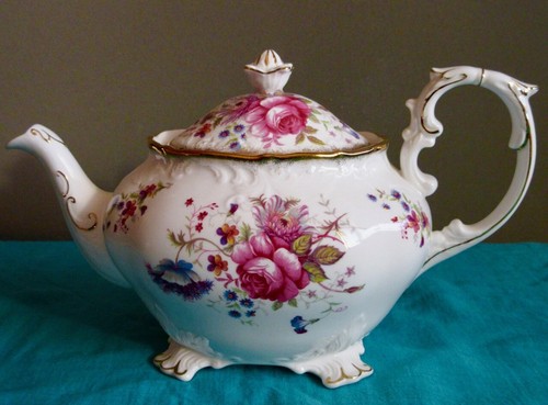Paragon Teapot ROSEALEE Fine Bone China 1960s | eBay