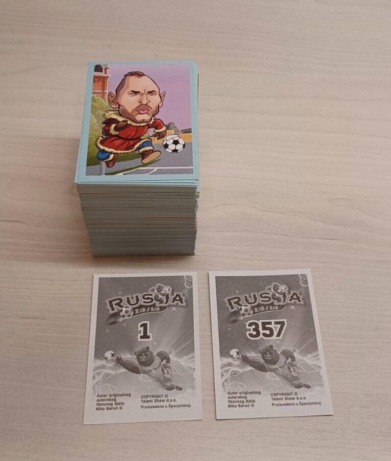 WORLD CUP RUSSIA 2018 - Complete sticker set 1-357, not PANINI | eBay