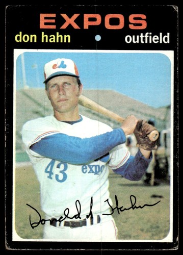 1971 Topps Baseball Card Don Hahn Montreal Expos #94 | eBay