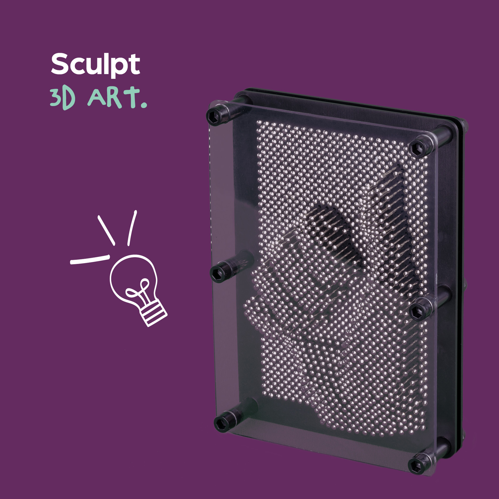 3D Metal Pin Art Picture Impressions Gadget Frame Classic Childrens ...