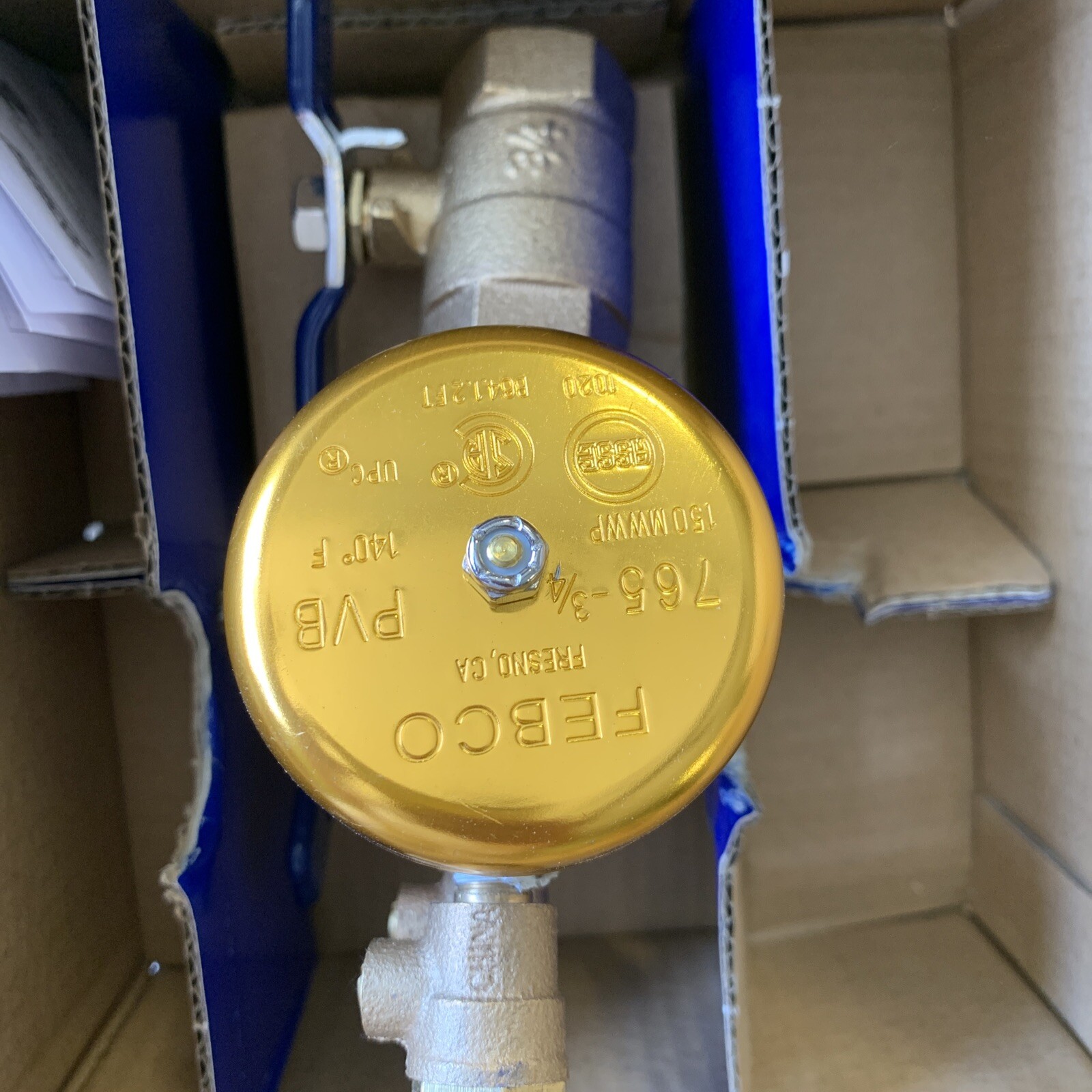 3/4" 765-QT PVB FEBCO/WATTS Pressure Vacuum Breaker Backflow Preventer ...