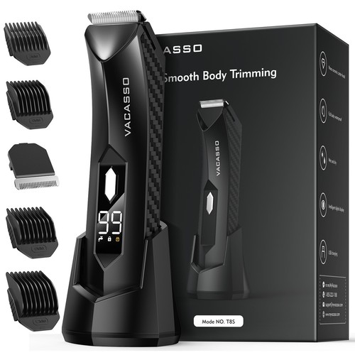 VACASSO Electric Men Pubic Hair Trimmer Groin Body Hair Ball Shaver ...