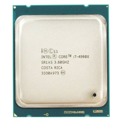 Intel Core i7-4960X Unlocked Extreme 3.6GHz 6 Core 2011 130W CPU ...