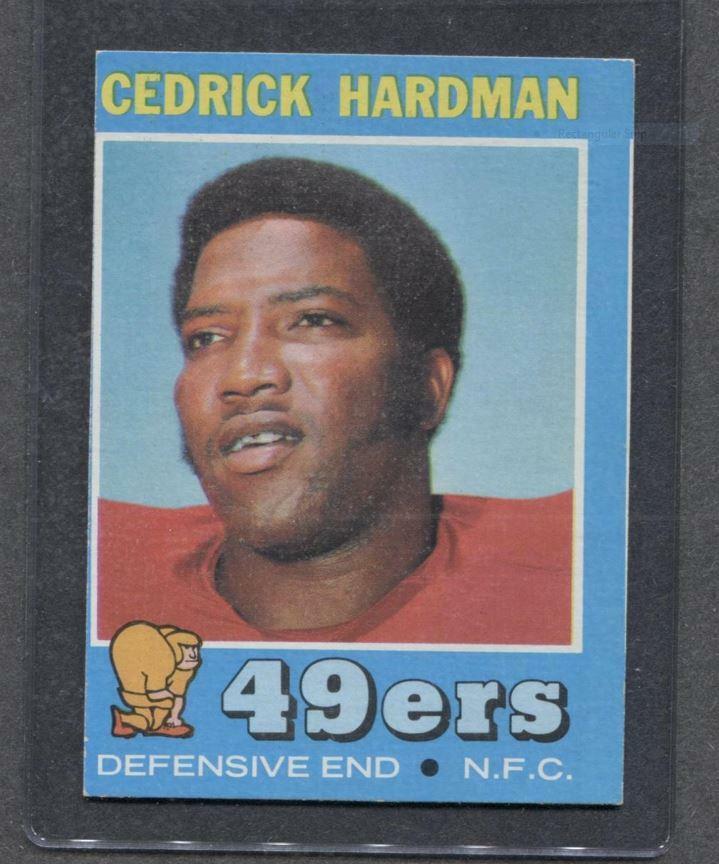 1971 Topps #149 Cedrick Hardman RC (49ers) Ex-Mt (Flat Rate Ship) | eBay