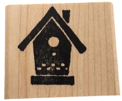 Stampin Up Rubber Stamp Birdhouse Bird House Spring Garden Outdoors ...