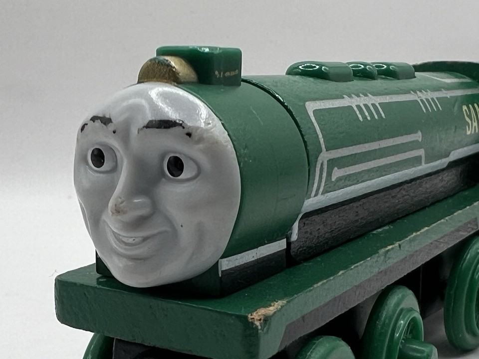 Thomas & Friends Wooden Railway Train SAM THE VIRGINIAN ENGINE 2012 No ...