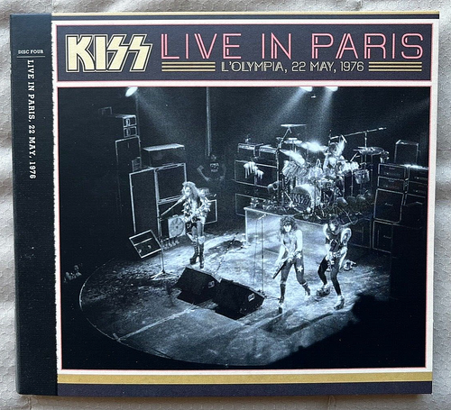 KISS "Live In Paris 1976" CD Destroyer 45th Anniversary Deluxe Boxset ...