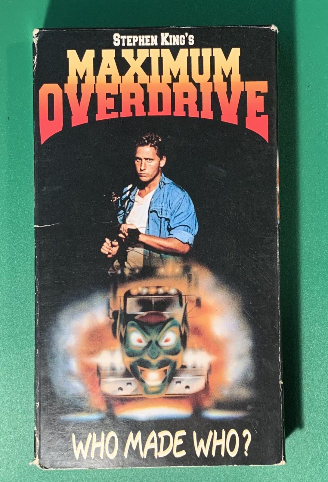 Maximum Overdrive VHS Stephen King, Emilio Estevez 1996 Anchor Bay ...
