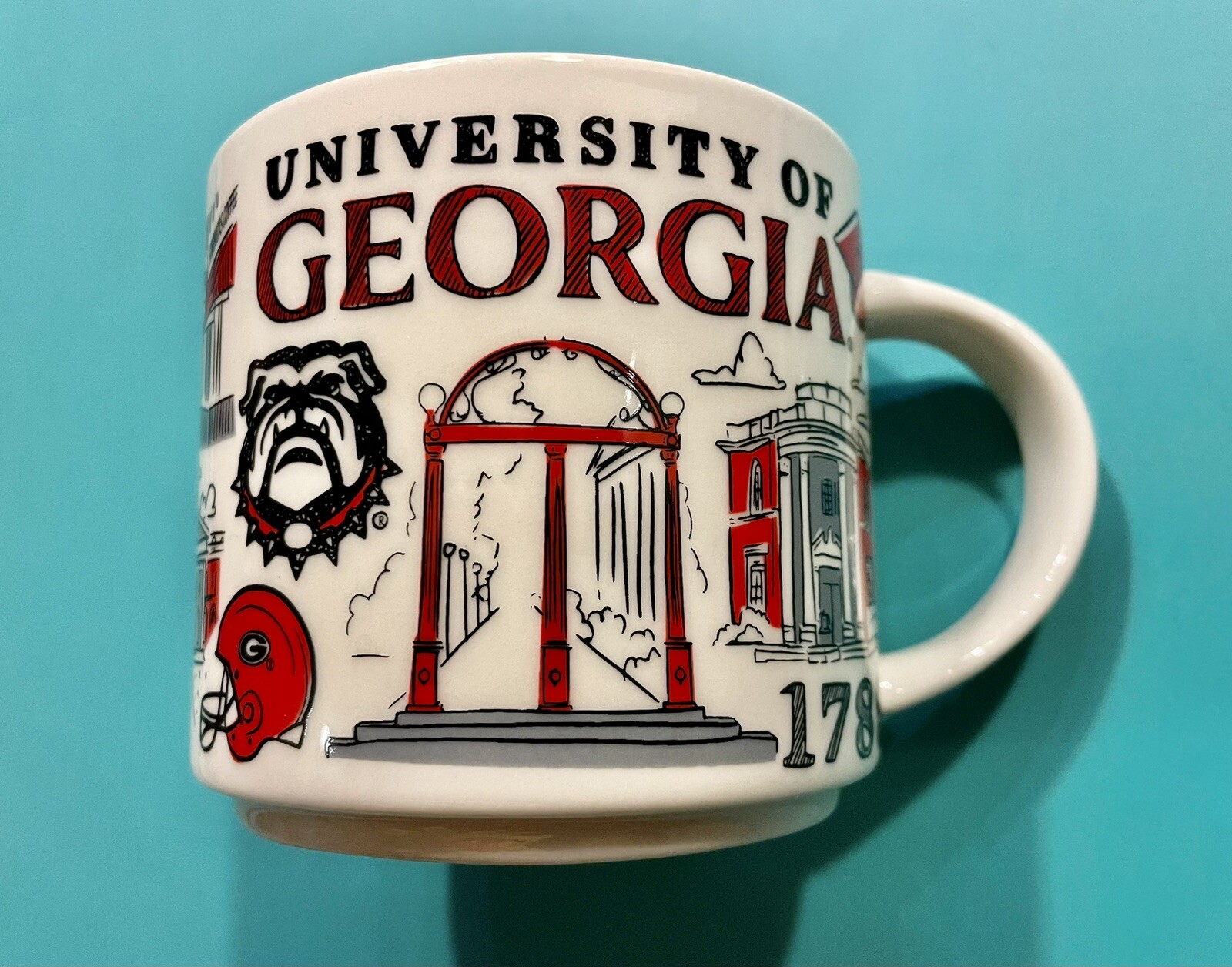 Starbucks University of Georgia Coffee Mug Been There Series 14oz NEW ...