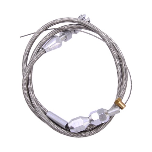 36" Universal Car Throttle Accelerator Cable Kit Stainless Steel ...