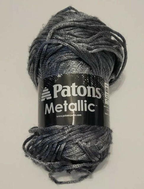 Patons Metallic Yarn Pewter 3oz 252yds for sale online | eBay