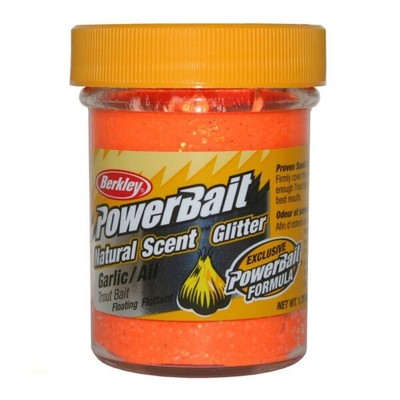 Berkley Powerbait Garlic Fluo Orange 1290574 Trout Bait Forellenpaste ...