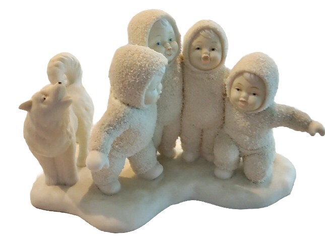 VINTAGE DEPARTMENT 56 SNOW BABIES "FIVE PART HARMONY" - Missing Box | eBay