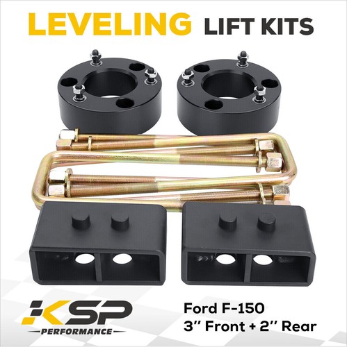 KSP 3" Front and 2" Rear Full Leveling Lift Kit For 2004-2020 Ford F150 ...