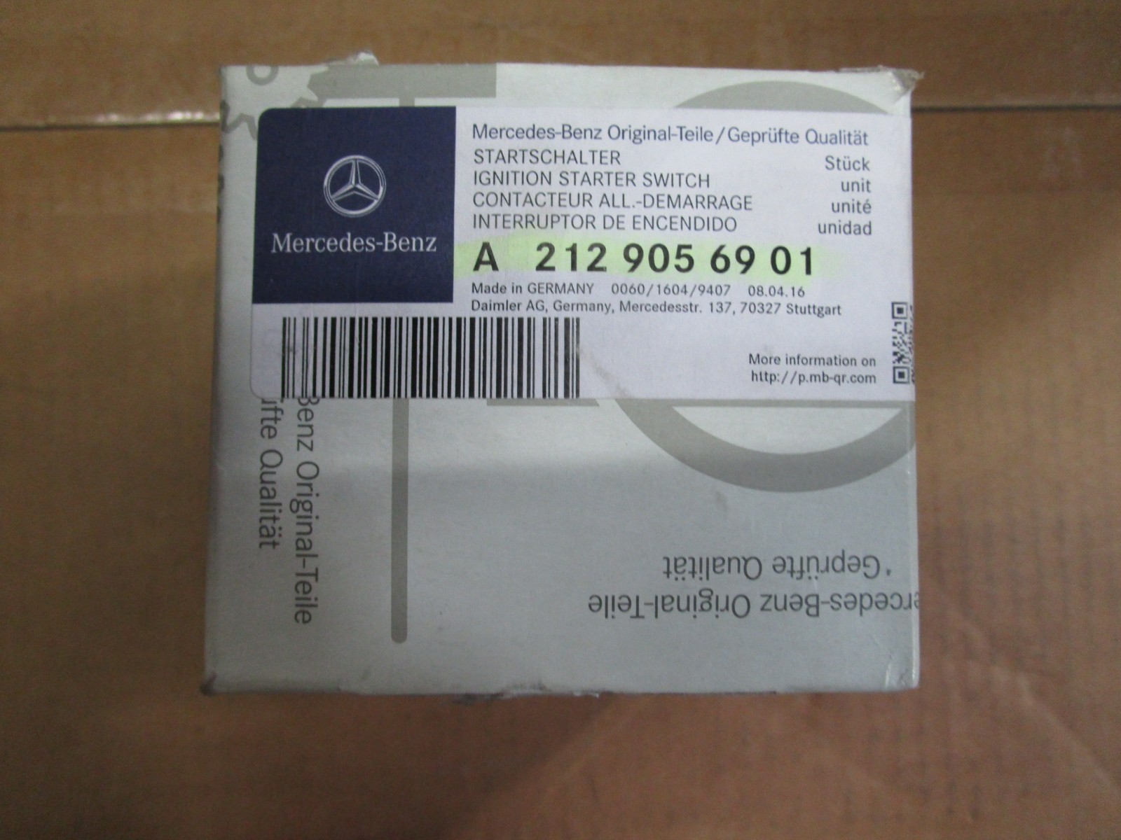 Ignition Starter Switch Mercedes Benz A2129056901 csc | eBay