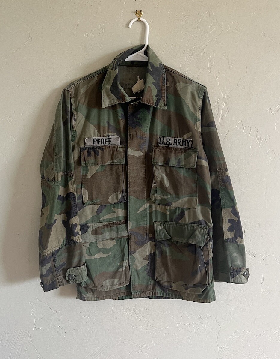 Vintage 1970s Original US Army Woodland Field Jacket … - Gem