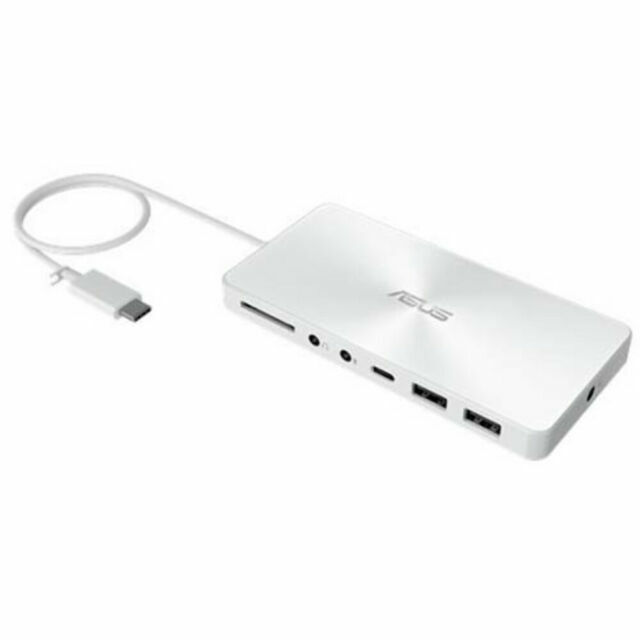ASUS USB Type-C Multi-Port Docking Station - White (90NB0DH1-P00120 ...