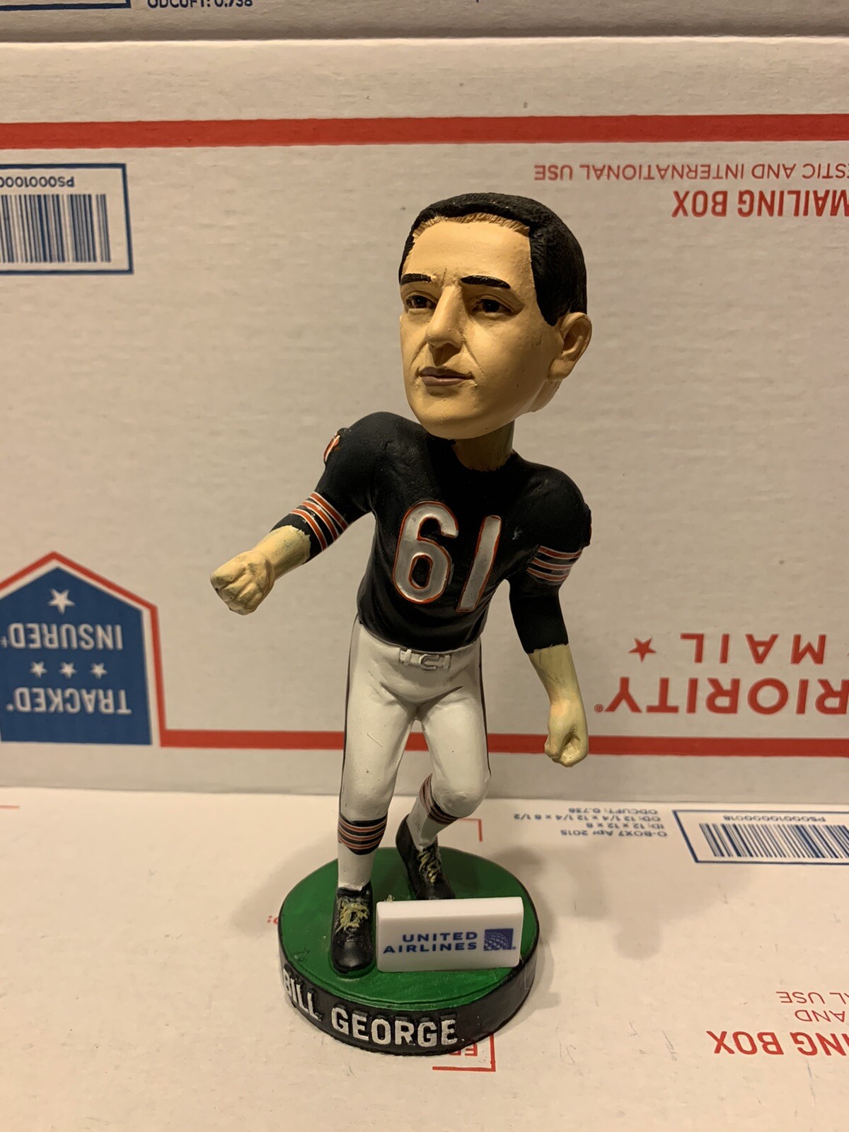 Bill George Bobblehead Chicago Bears 100 Year Giveaway 8/29/19 SGA New ...
