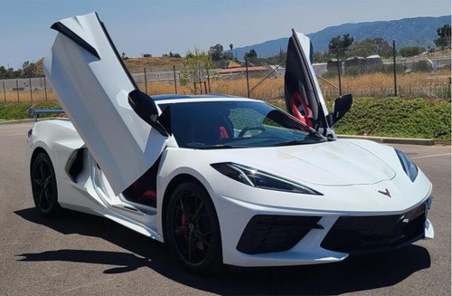 2020-2025 Chevy Corvette C8 Vertical Doors Inc. Bolt on Lambo Door Kit ...