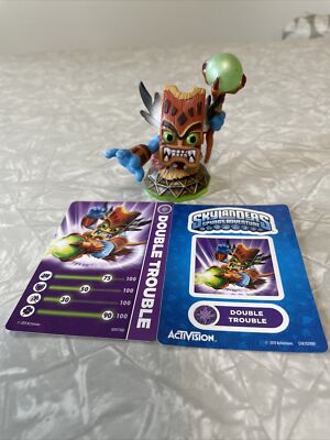 Skylanders Spyro's Adventure Double Trouble Figure Tiki Shaman + Card ...
