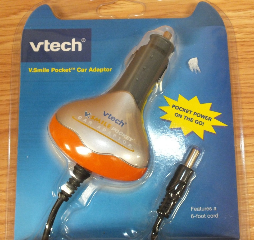 Genuine Vtech V. Smile Pocket Car Adaptor For Hand Held Game System ...