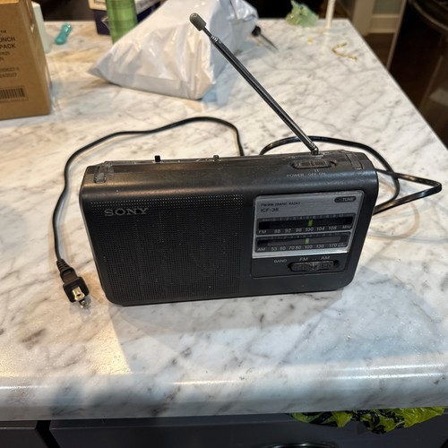 Sony ICF-38 FM/AM 2Band Radio | eBay