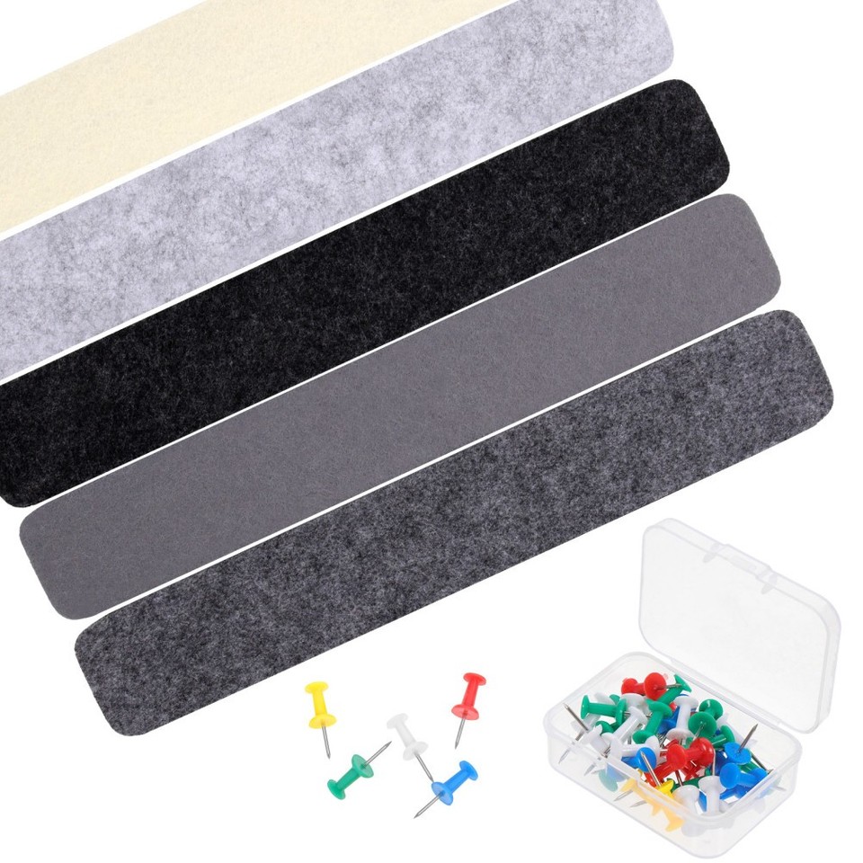 1 Set Bulletin Board Strip Felt Bulletin Board Pin Boards Small ...