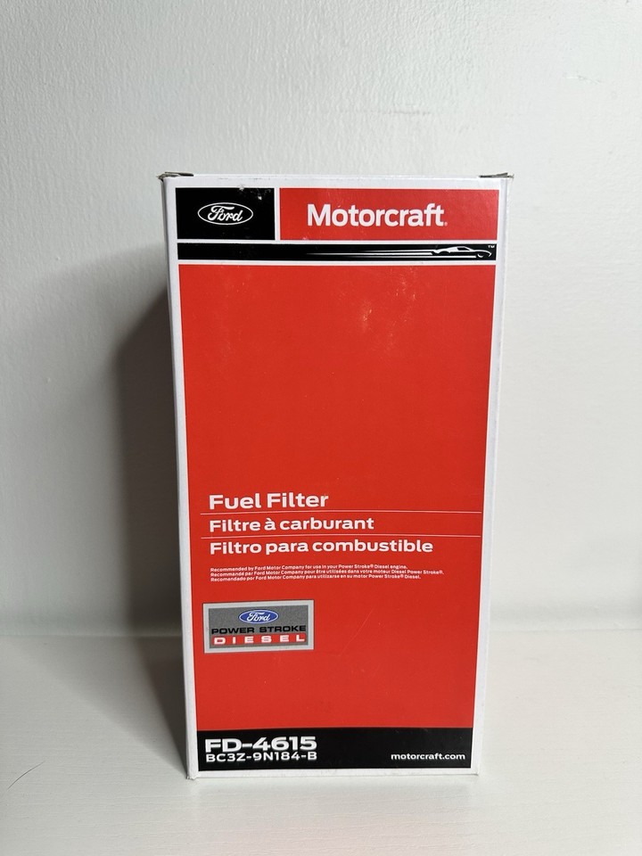 4X Genuine Motorcraft FD4615 Diesel Fuel Filter for Ford F-250 Super F ...