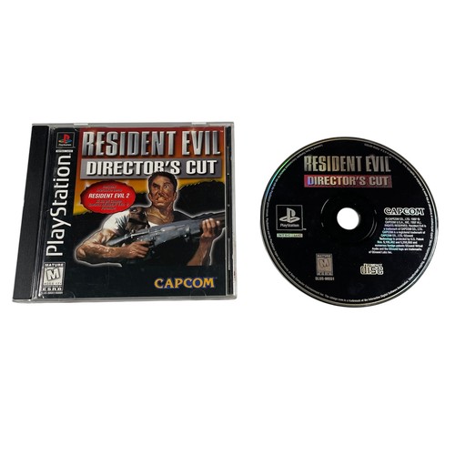 PS1 Resident Evil Directors Cut Capcom 1997 Black Label Single Disc No ...