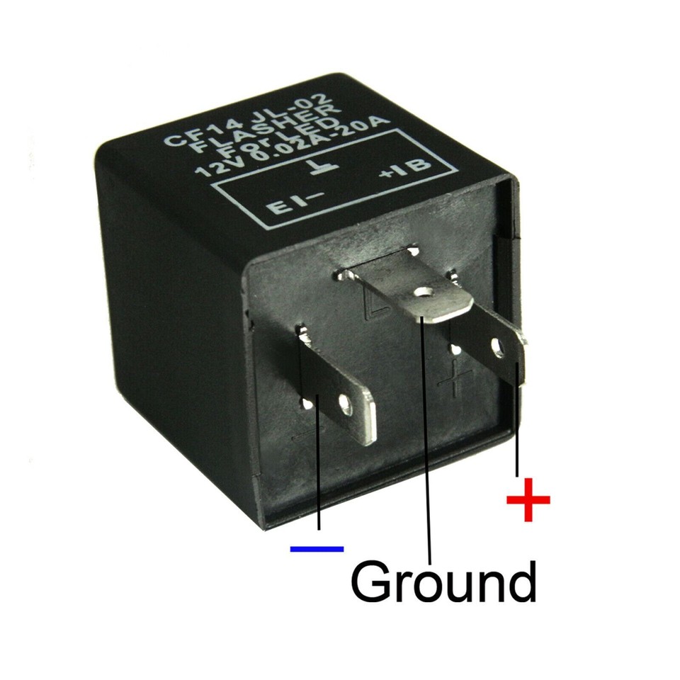 Turn Signal Hazard LED Flasher Relay CF14 3Pin JL-02 Fix Fast Hyper ...