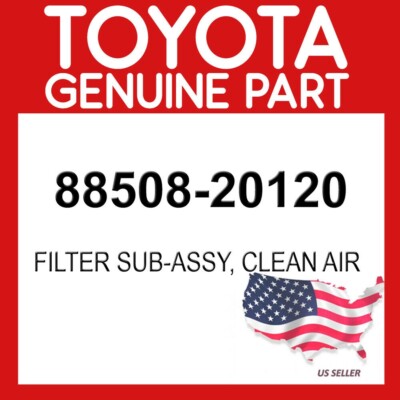 Toyota Genuine 88508-20120 Filter Sub-Assy Clean Air OEM | eBay