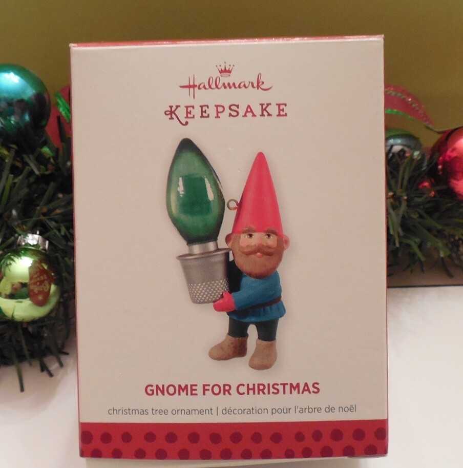 2013 Hallmark Keepsake Ornament Gnome for Christmas Ship for sale ...