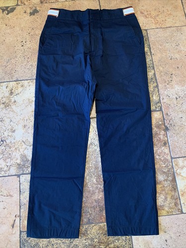 Salvatore Ferragamo Size 48 Mens Navy Blue Slack Pants Business Casual ...
