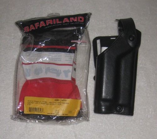 SAFARILAND 6280 MID RIDE LEVEL II HOLSTER RIGHT SMITH & WESSON 4.125" W ...