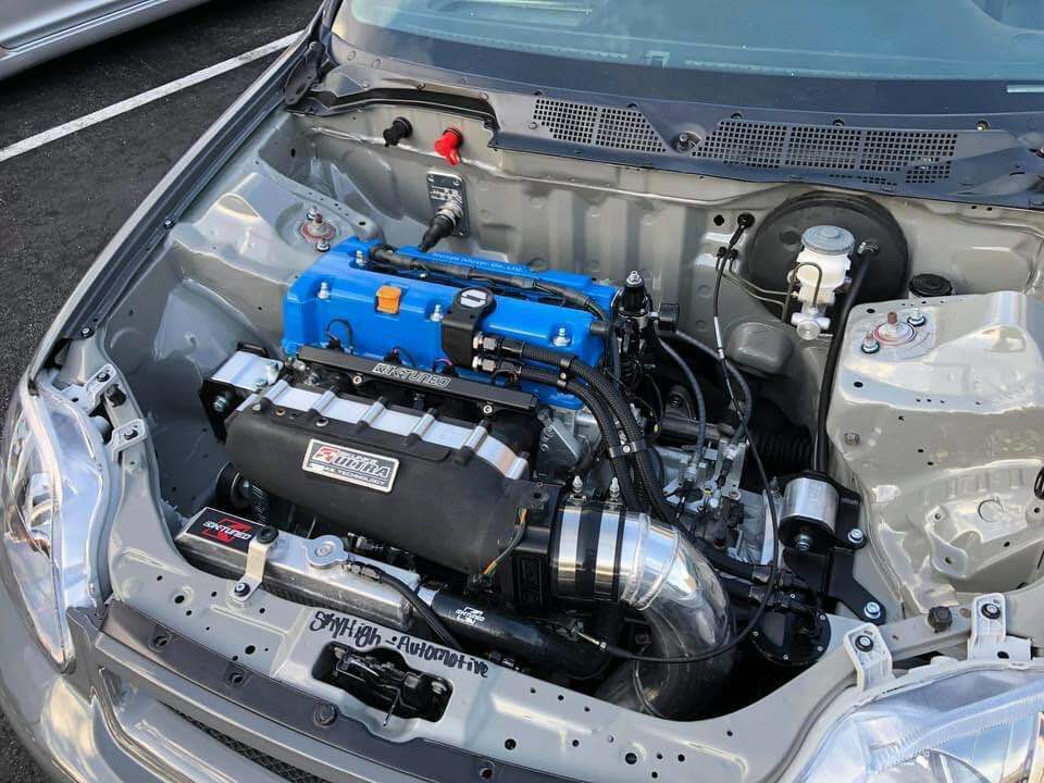 Level 7 Performance V2.1 QuickVent Scavenger Oil Cap Black For Honda K ...