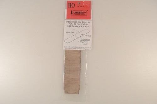 Laser Kit HO Wood Deck for Life-Like P2K 50-Ton Flat Car Kit - 329 | eBay