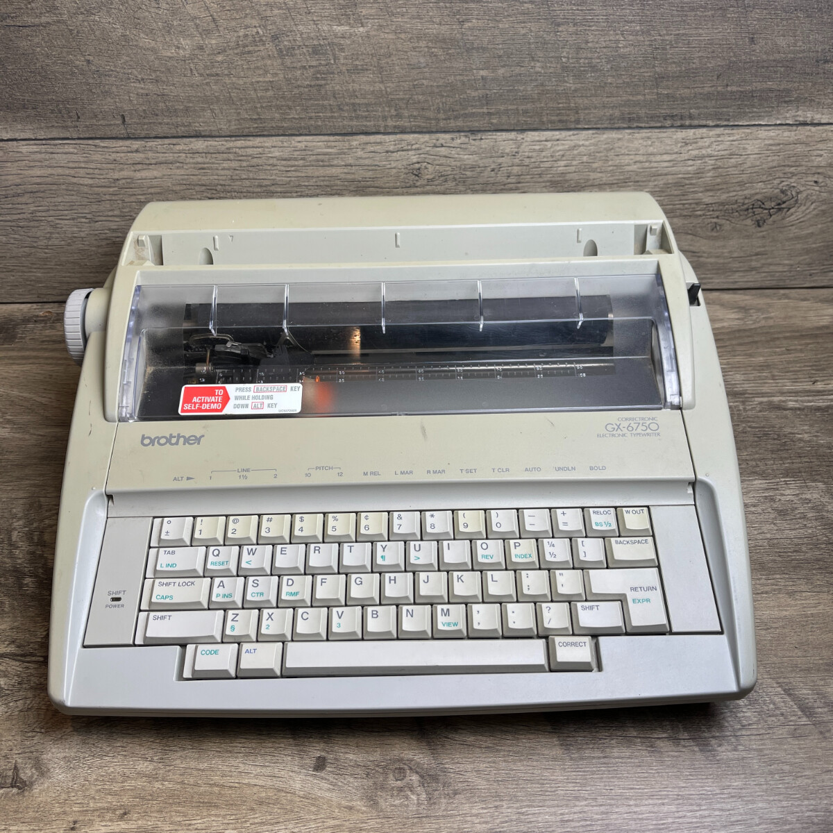 Brother Brother Gx6750 Daisy Wheel Electronic Typewriter Amazon.com: