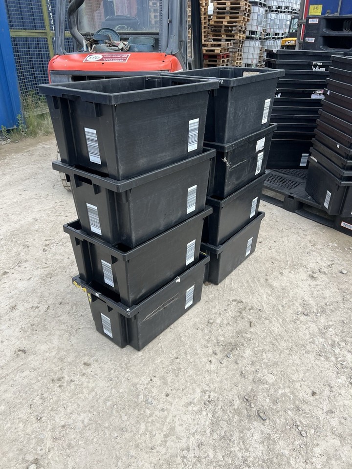 Plastic Storage Boxes (Stackable) | eBay UK
