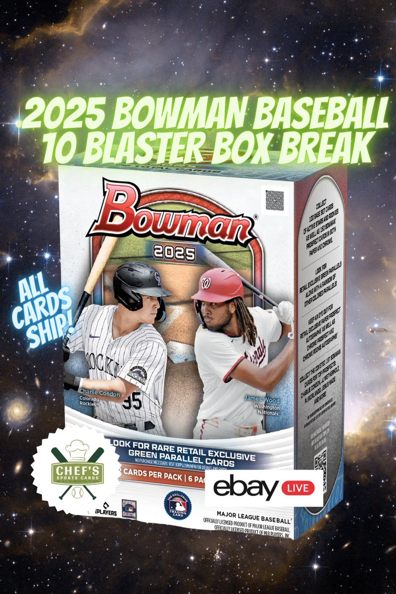 2025 BOWMAN BLASTER 1/4 CASE (10 BOX) BREAK #36 - eBay Live