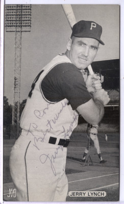 1965 McCarthy Postcard Jerry Lynch Pittsburgh Pirates Autograph | eBay