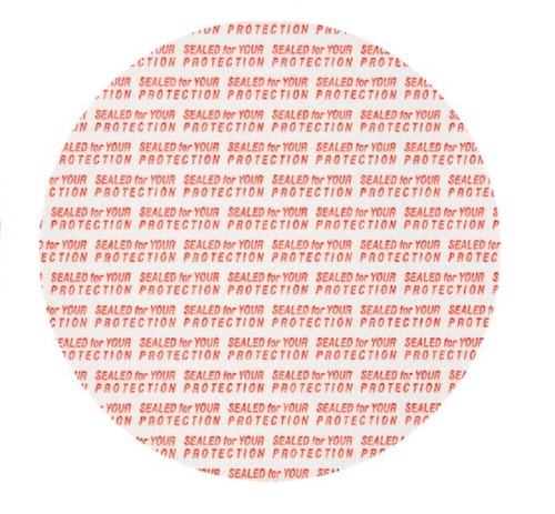 28mm Pressure Sensitive Red Foam Cap Liner Tamper Seal Sealed for ...