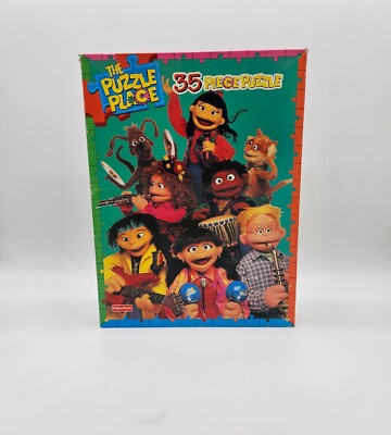 Vintage THE PUZZLE PLACE by Fisher Price 35 Piece Puzzle Puppets Floor ...