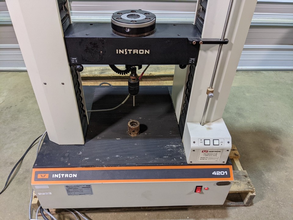 Instron 4201 Tensile Tester, Controller, Printer, 2518-807 100N Static ...