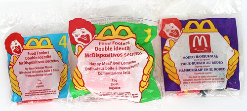 VTG McDonald's Happy Meal Toy Lot - Sealed Rodeo Hamburglar Kids Fry ...