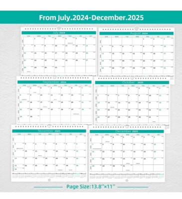 BHR Calendar 2024-2025 - Wall Calendar | eBay