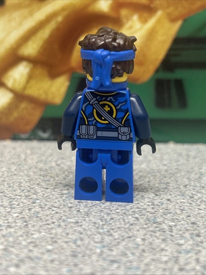 LEGO Ninjago Jay Minifigure NJO692 with Island Mask and Hair | eBay UK