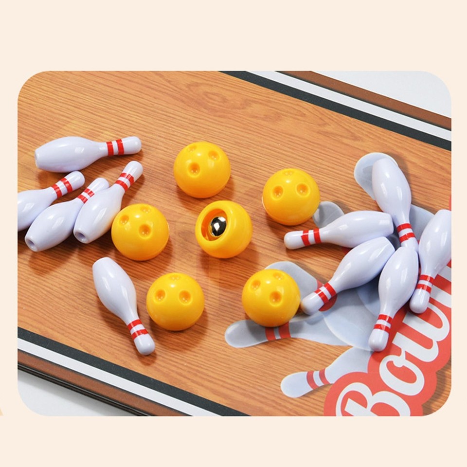 Mini Tabletop Bowling Game Set Desktop Bowling Indoor Parent Child ...